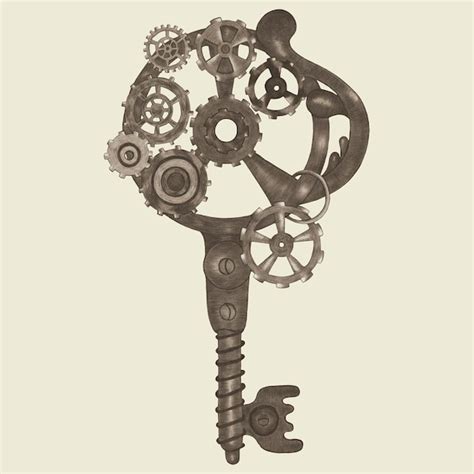 Premium Photo Design Element Hand Drawn Illustration Of Vintage
