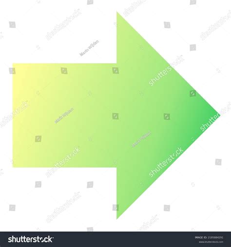 Right Arrow Icon Gradient Vector Stock Vector Royalty Free 2185884291