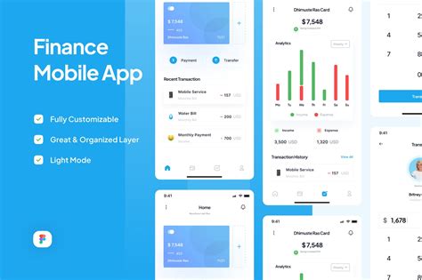 金融移动应用app Ui Kit Fig 云瑞设计