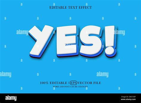 Editable Vector Illustration Text Style And 3d Text Effects Template Stock Vector Image And Art