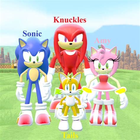 Sonic Amy Tails And Knuckles By Jayden419 On Deviantart