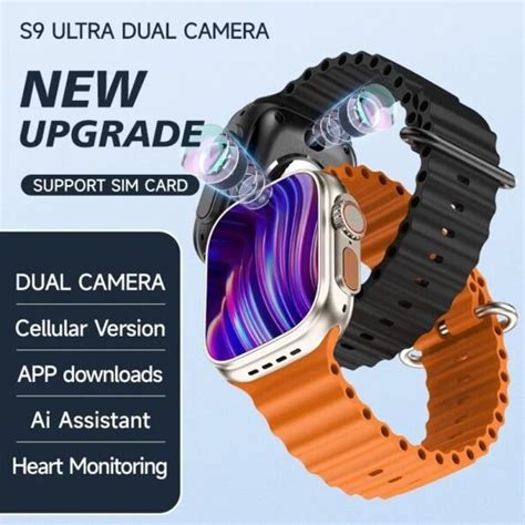 S Ultra Android Dual Camera Smart Watch G Sim Card Mm