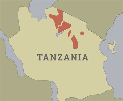 Serengeti Plain Africa Map