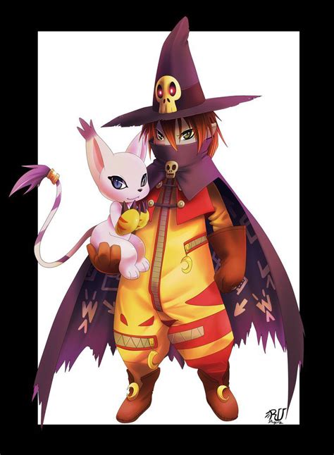 Gatomon X Wizardmon 디지몬