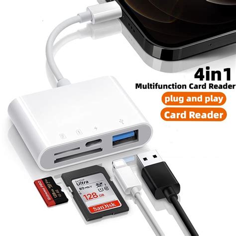 Jual In Adapter Card Reader PIN Ke USB SD TF Card PIN Port Untuk Kamera Handphone