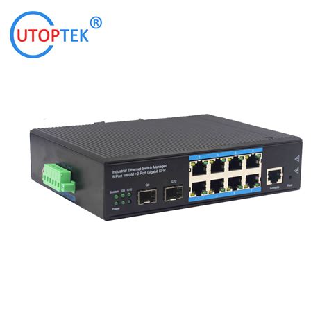 Top Quality 8 Port Gigabit Managed Poe Switch With 2x1000m Sfp Industrial Managed Poe Switch For