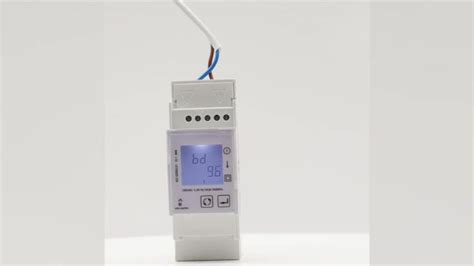 100a Multiftional Single Phase Energy Meter 230v With Rs485 Modbus Pulse Output 1000impkwh For