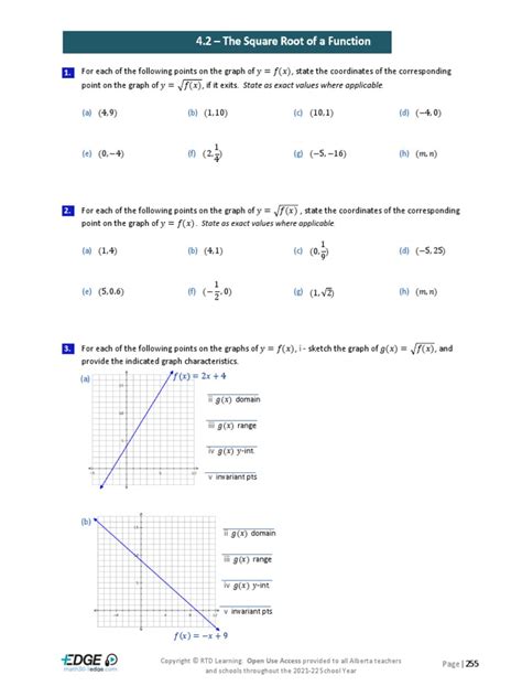 42 Practice Questions A B C D Pdf Function Mathematics Domain Of A Function