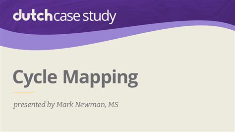 Cycle Mapping™ Dutch Test