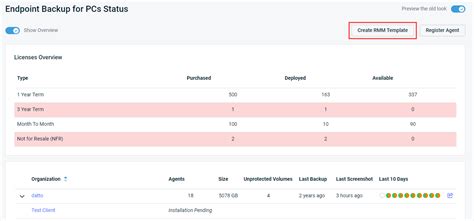 Deploying The Datto Endpoint Backup Agent And Monitoring Backup Via