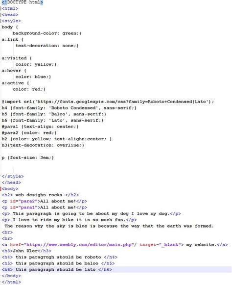CSS Lesson 3