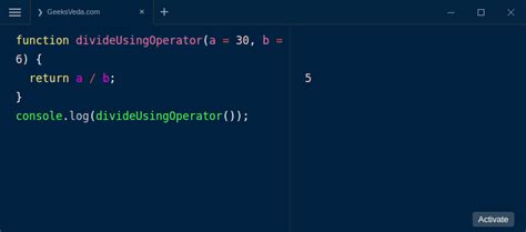 Understanding The Division Operator In Javascript