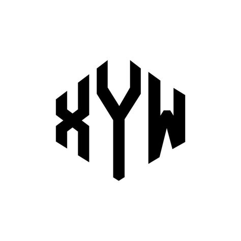 Xyw Letter Logo Design With Polygon Shape Xyw Polygon And Cube Shape Logo Design Xyw Hexagon
