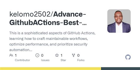 Github Kelomo2502advance Githubactions Best Practices This Is A