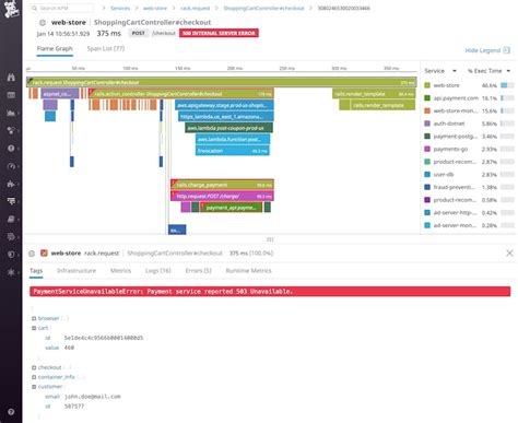 Distributed Tracing For Aws Lambda With Datadog Apm Datadog