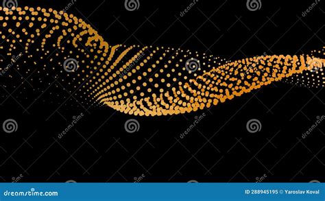 Data Vibrate Pulse Dot Particle Wave Abstract Bulge Hyperbola Sinusoid Infinity Transition