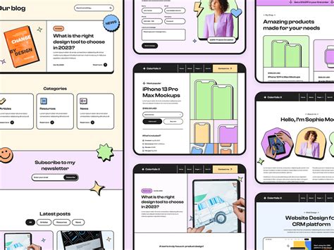 Colorfolio X Portfolio Webflow Template On Behance