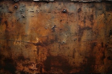 Premium Ai Image A Rusted Metal Surface With A Crack In The Middle