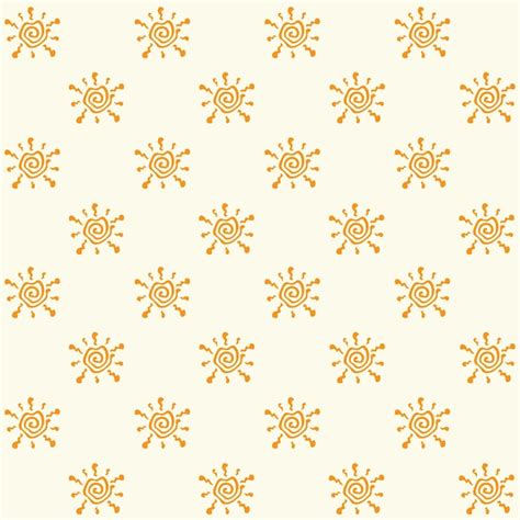 뜨거운 여름 태양 벡터 원활한 패턴 프리미엄 벡터