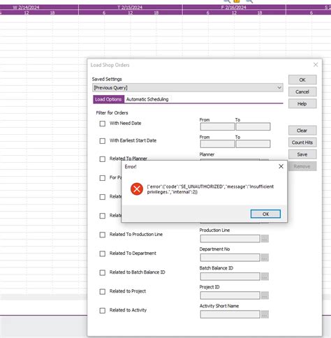 APB IFS CLoud SE UNAUTHORIZED IFS Community
