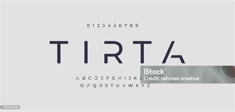 스포츠 현대 기울임꼴 알파벳 글꼴입니다 기술 디지털 영화 로고 디자인에 대한 타이포그래피 도시 스타일의 글꼴 벡터 일러스트레이션 0명에 대한 스톡 벡터 아트 및 기타 이미지