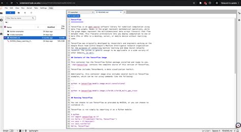 Tensorflow Container Opening Jupyter Server Directory In Read Only