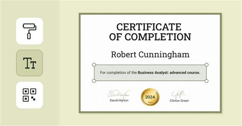 How To Create A Certificate Of Completion