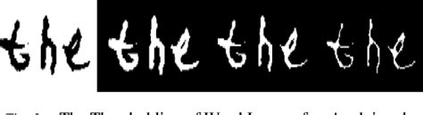 Figure 2 From Short Words Signature Verification Using Markov Chain And