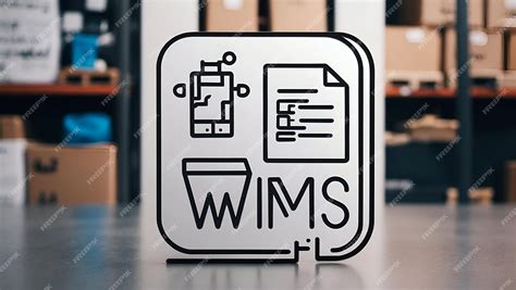 Premium Photo Wms Icon And Logistics Profile Symbol For Digital Marketing Doodle Cartoon Style