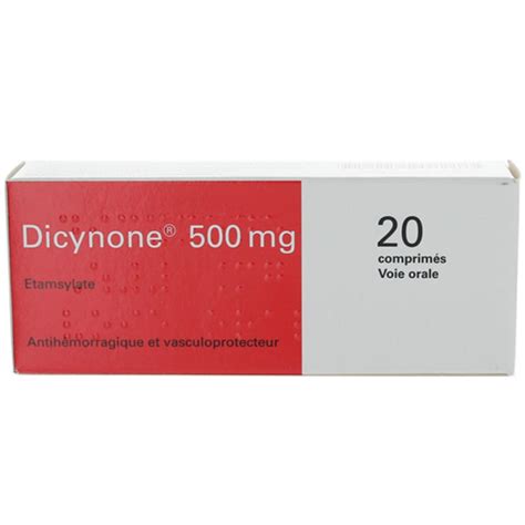 Dicynone 500 Mg 20 Comprimés