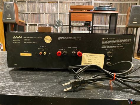 Adcom Amplifier Preamp Photo 4274076 Us Audio Mart
