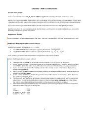 HW Instructions Pdf DSCI HW Instructions General Instructions Create A New