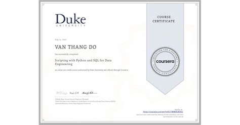 steven do on linkedin completion certificate for scripting with python and sql for data…
