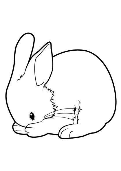 Coloriage Simon Lapin