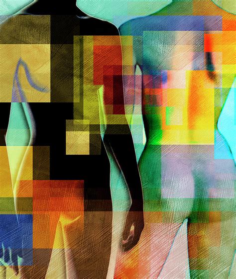 Multicolor Squares Over Female Nude Photograph By Ikon Ikon Images Fine Art America