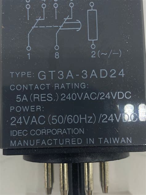 Idec Gt3a 3ad24 Electronic Timer 8 Pin Open Box Gulf Asset Recovery