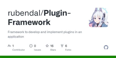 Github Rubendal Plugin Framework Framework To Develop And Implement Plugins In An Application
