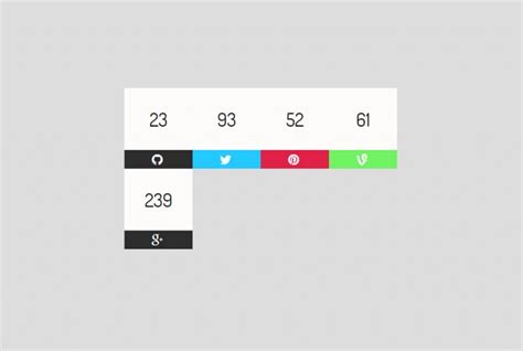 25 free css3 social media buttons sets