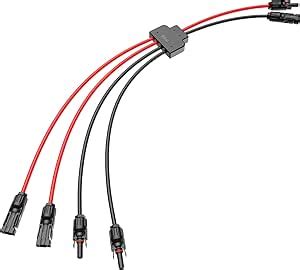 Amazon Com JXMXRPV Solar Connectors For Solar Panels Tool Free Solar Cable Splitter IP