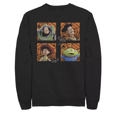 Disney Pixars Toy Story Mens Halloween Character Squares Sweatshirt