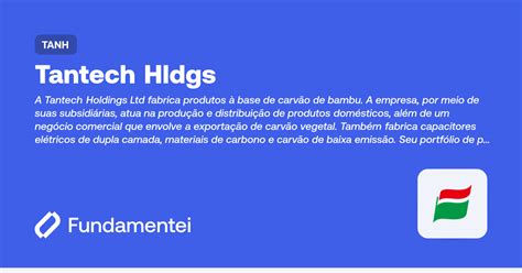 Tanh Tantech Hldgs Fundamentei