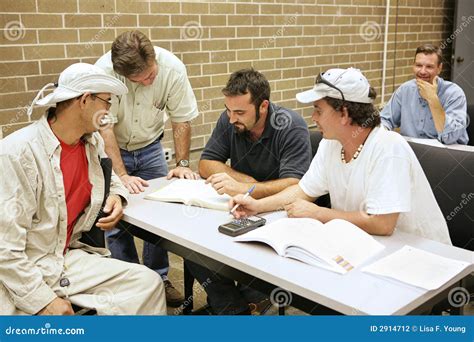 Adult Ed Problem Solving Stock Photo Image Of Calculator 2914712