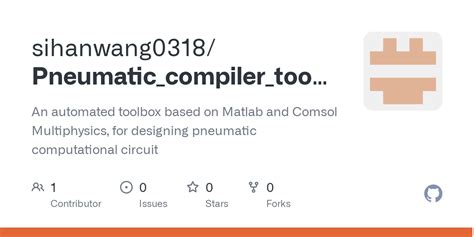 Github Sihanwang0318pneumaticcompilertoolbox An Automated Toolbox Based On Matlab And