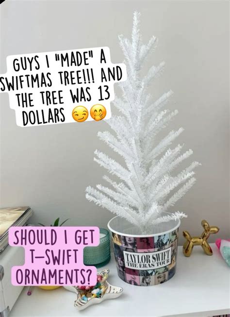 Guys I “made” A Swiftmas Tree And The Tree Was 13 Dollars 😏🤭