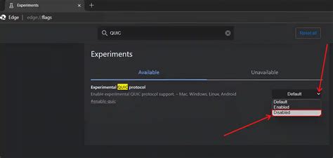 How To Disable Quic Protocol In Chrome Edge And Firefox