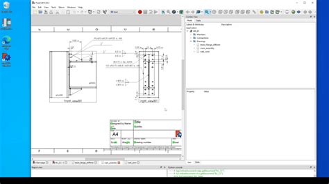 Using Cetsteelconndesign V15 And Freecad For Automated 2d Drawing