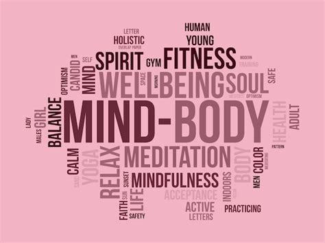 Premium Vector Mindbody World Cloud Background Mental Health