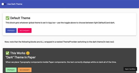 Material Ui Nested Theme Toggle Codesandbox