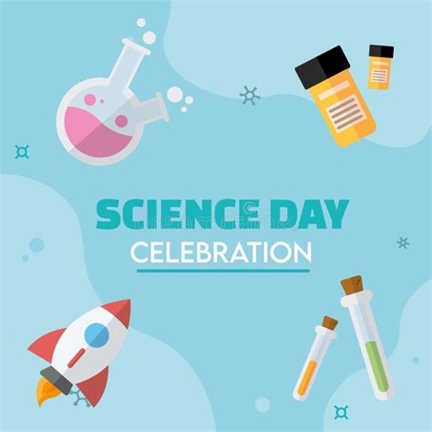 Rocket And Science Lab Tools Vector Stock Illustration Illustration Of Exploration Space