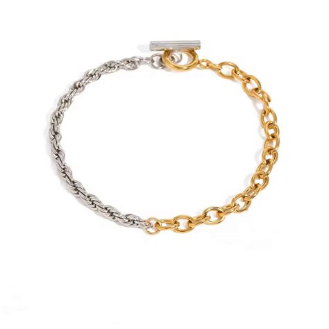 Fusion Link T Clasp Bracelet Capella And Co